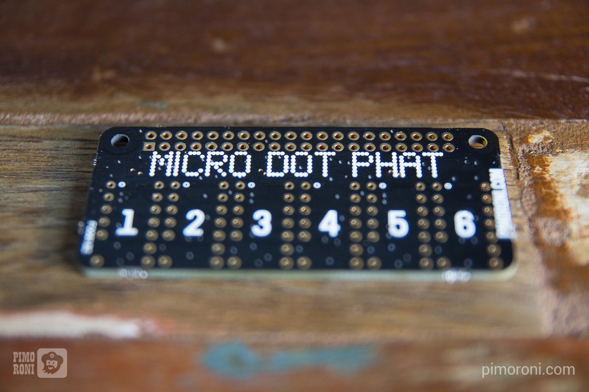 Assembling Micro Dot pHAT