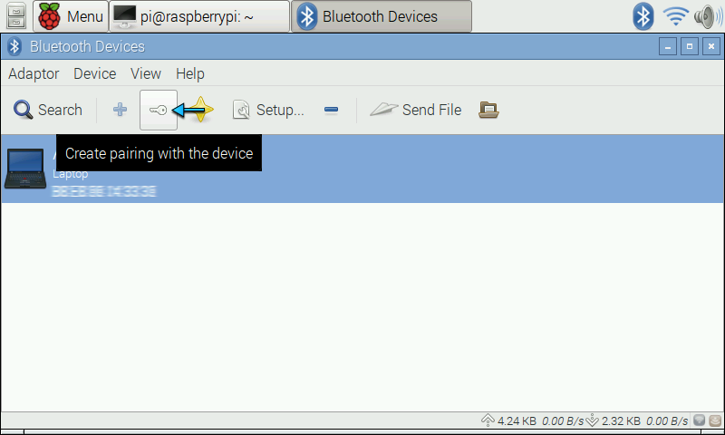 Sending and receiving files using Bluetooth