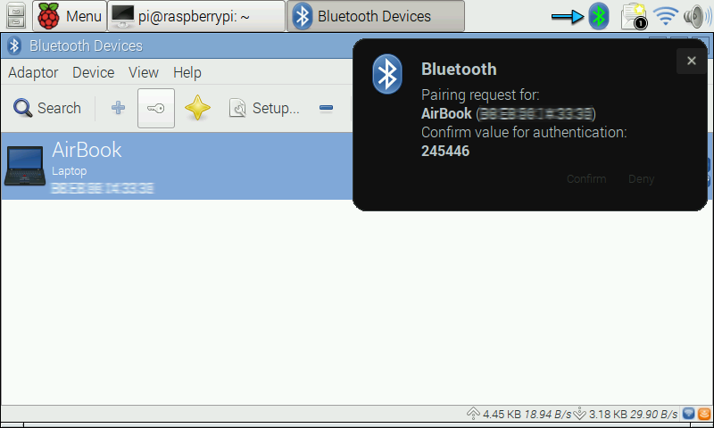 Sending and receiving files using Bluetooth