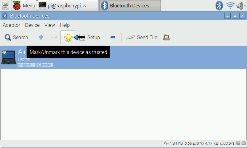 Sending and receiving files using Bluetooth