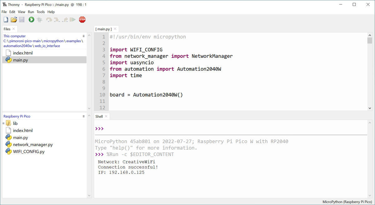Getting Started with Automation 2040 W