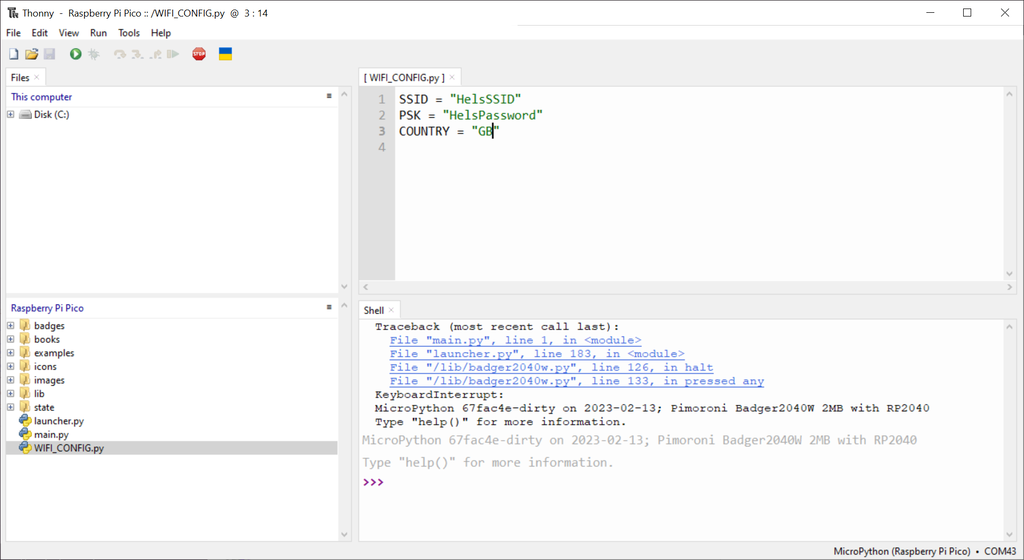 Getting Started with Badger 2040