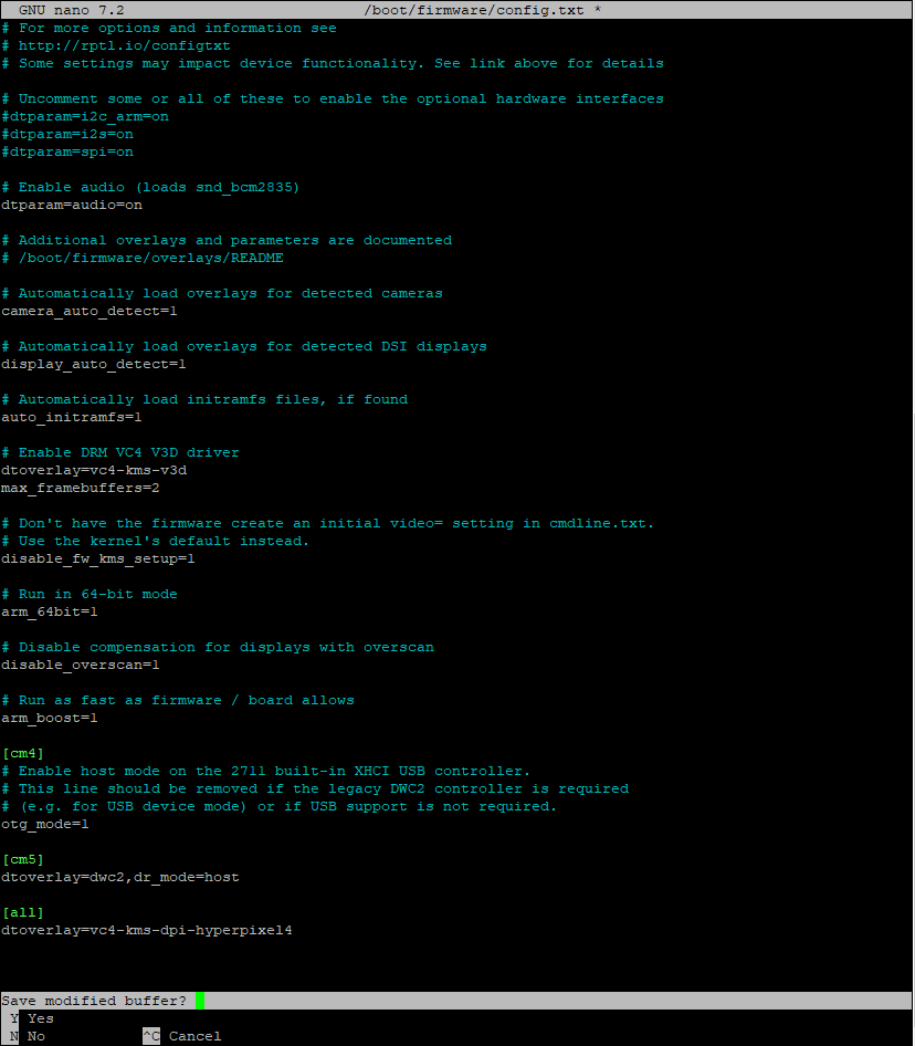 Getting Started with HyperPixel 4.0