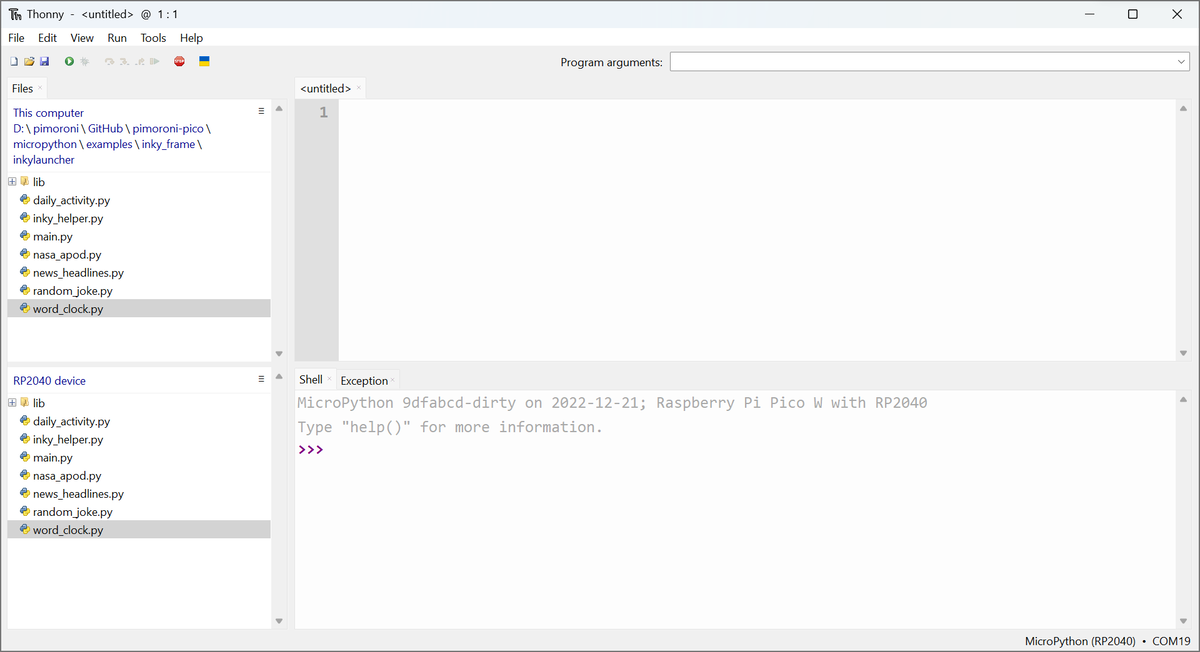 Getting Started with Inky Frame