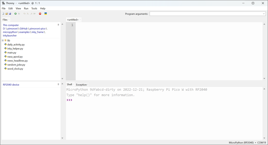Getting Started with Inky Frame