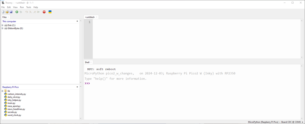 Getting Started with Inky Frame