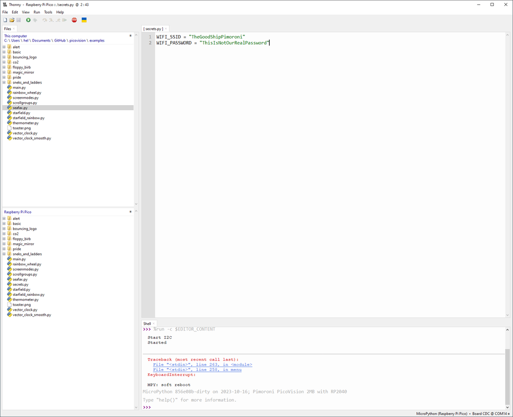 Getting Started with PicoVision