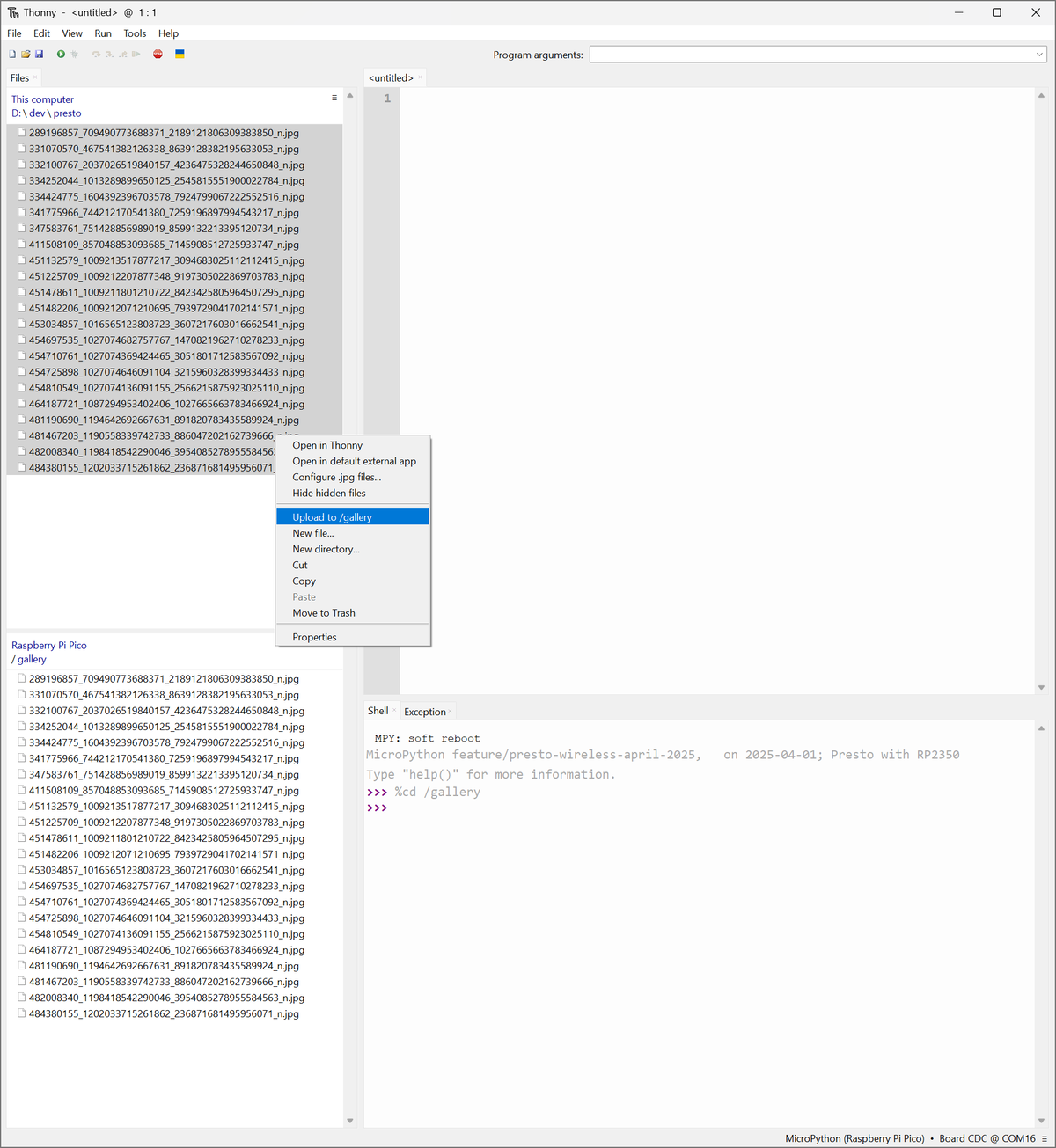 Getting Started with Pimoroni Presto