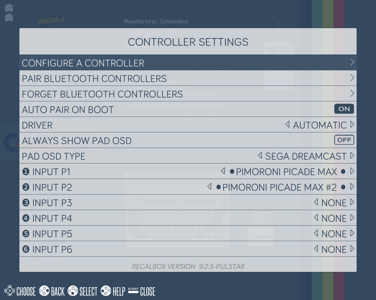 Setting Up Picade Max