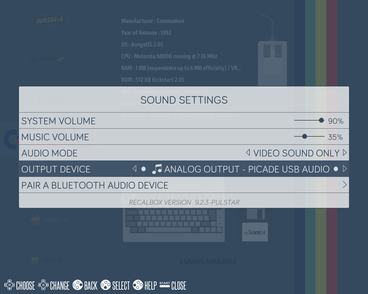 Setting Up Picade Max